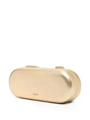 Cult Gaia Ilaria Metallic-finish Wave-handle Clutch Bag