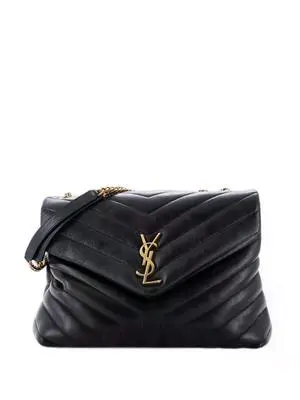 Saint Laurent Loulou Matelasse Chevron Leather Medium Shoulder Bag