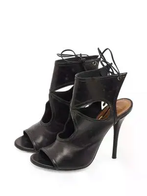 AQUAZZURA Sexy Thing Cutout Sandals - Black