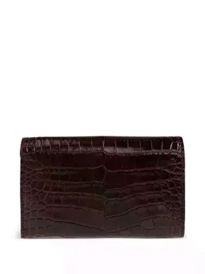 TOM FORD Crocodile-effect T-clasp Leather Wallet