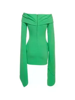 Solace London Mila Off-shoulder Mini Dress