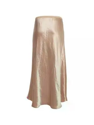 Max Mara A-line Satin Midi Skirt