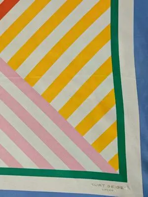 Kurt Geiger Stripe-print Square Scarf