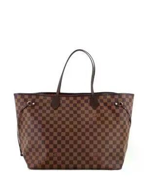 LOUIS VUITTON Neverfull Damier Gm Tote Bag - Brown