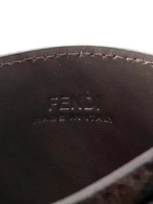 Fendi 2020s Ff Logo-plaque Card Case