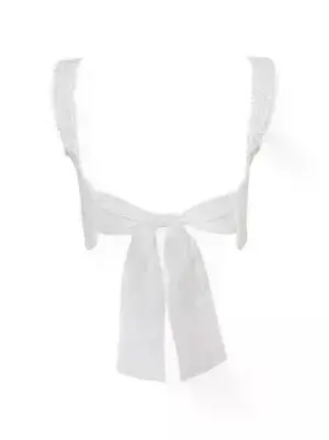 Waimari Lace-trim Cropped Top