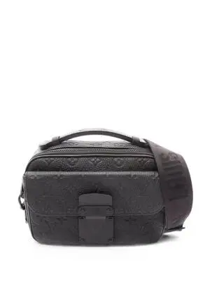 LOUIS VUITTON 2021 S-lock Monogram Messenger Bag - Black
