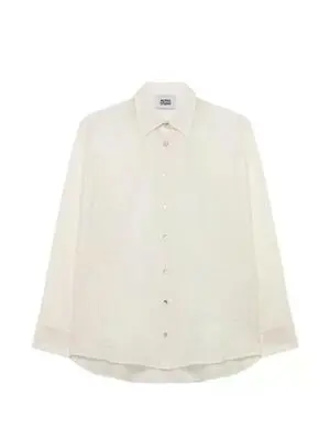Alpha Studio Long-sleeve Button-up Shirt - White