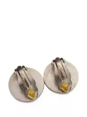 Hermès Sellier Round Earrings