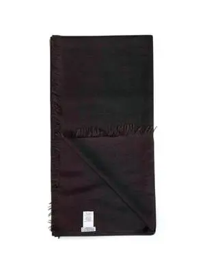 Brunello Cucinelli Fringed Rectangular Cashmere Scarf