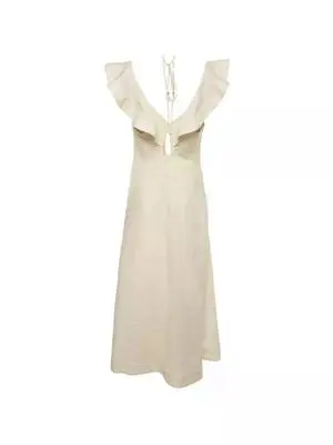 Zimmermann Halcyon Flutter Midi Dress