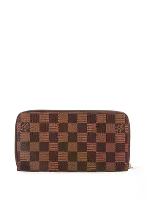 LOUIS VUITTON Zippy Wallet Damier Small Wallets - Brown