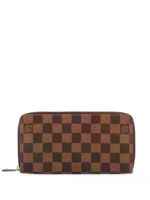 LOUIS VUITTON Zippy Wallet Damier Small Wallets - Brown