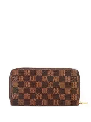 LOUIS VUITTON Zippy Wallet Damier Small Wallets - Brown