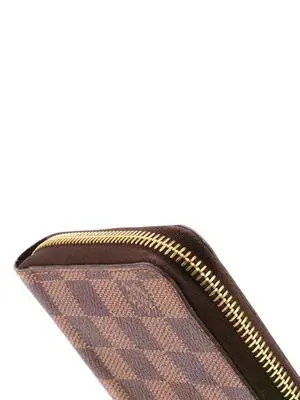 LOUIS VUITTON Zippy Wallet Damier Small Wallets - Brown
