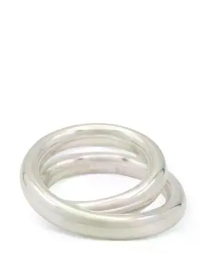 Hermès Vertige Double-band Ring - Silver