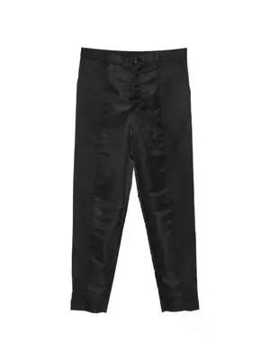 Undercover Satin-panel Tailored Trousers - Black