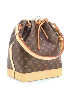 LOUIS VUITTON Noe Handbag Monogram Canvas Large Bucket Bag
