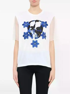 Alexander Mcqueen Round Neck Tops