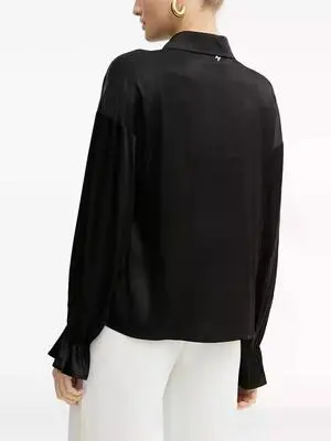 SILVIAN HEACH Botha Ruffle-cuff Satin Shirt