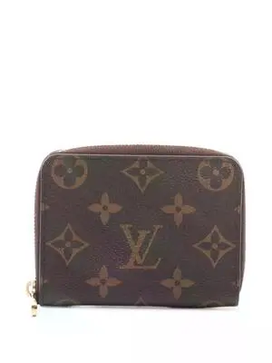 LOUIS VUITTON 2016 Zippy Monogram Coin Purse - Brown