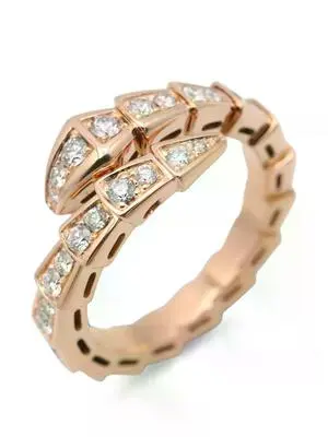 BVLGARI 2010s Serpenti Viper Diamond Ring