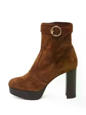 GIANVITO ROSSI Regent Buckled Ankle Boots