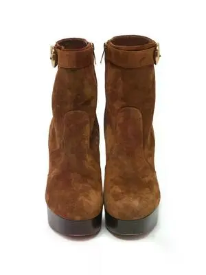 GIANVITO ROSSI Regent Buckled Ankle Boots