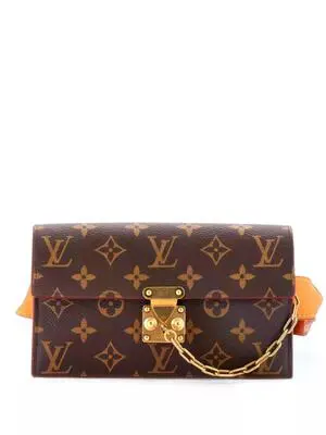 LOUIS VUITTON Monogram Canvas S Lock Pouch Belt Bag