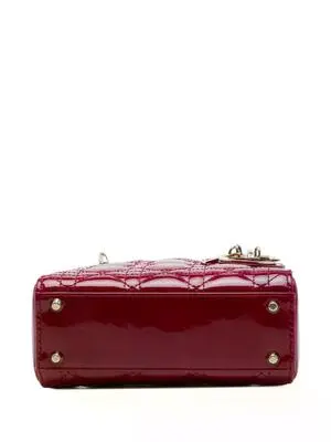 Dior 2017 Mini Patent Cannage Lady Satchel