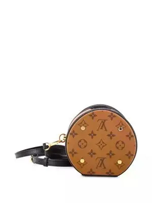 LOUIS VUITTON Cannes Handbag Reverse Monogram - Black