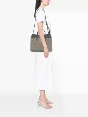 Prada 2013-2026 City Calf Etiquette Satchel - Grey