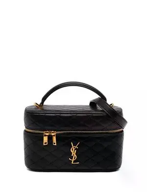 Saint Laurent Quilted Lambskin Gaby Vanity Bag