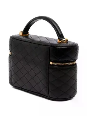 Saint Laurent Quilted Lambskin Gaby Vanity Bag