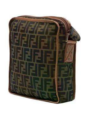 Fendi 2000-2010 Zucca Canvas Crossbody Bag