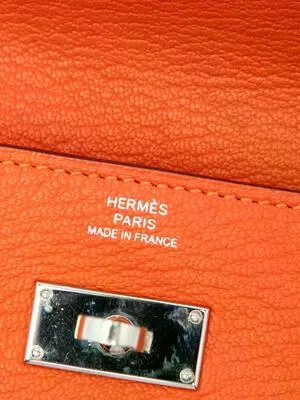 Hermès 2015 Chevre Mysore Kelly Longue Wallet Long Wallets