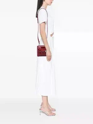 Dior 2015 Mini Patent Cannage Lady Satchel