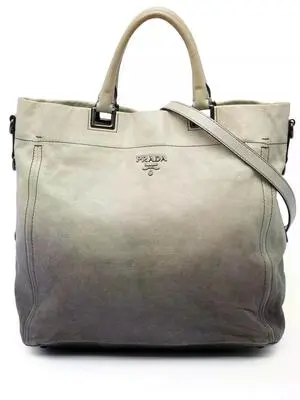 Prada 2000-2013 Ombre Glace Calf Tote Satchel