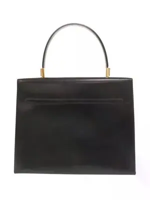 FERRAGAMO 2010-2026 Leather Gancini Iconic Top Handle Bag Satchel