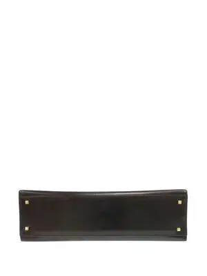 FERRAGAMO 2010-2026 Leather Gancini Iconic Top Handle Bag Satchel