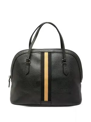 Gucci 2000-2015 Medium Calfskin Web Dome Satchel