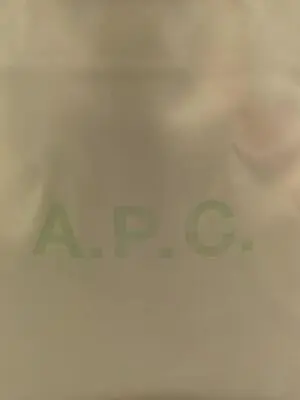 A.p.c. Logo-print Leather Tote Bag