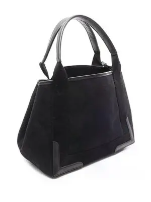 Balenciaga 2018-2026 Canvas Navy Cabas S Tote Bag