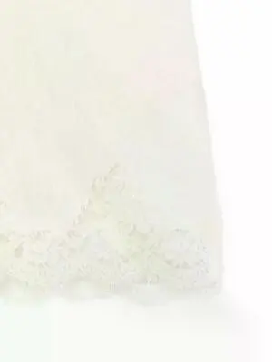 ERMANNO FIRENZE Lace-trim Scarf