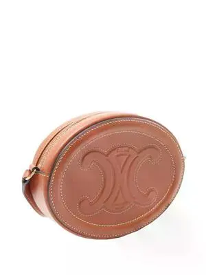 Celine Cuir Triomphe Oval Crossbody Bag - Brown