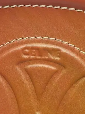 Celine Cuir Triomphe Oval Crossbody Bag - Brown