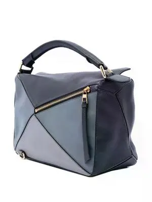 Loewe 2005-2015 Medium Tricolor Calfskin Puzzle Satchel