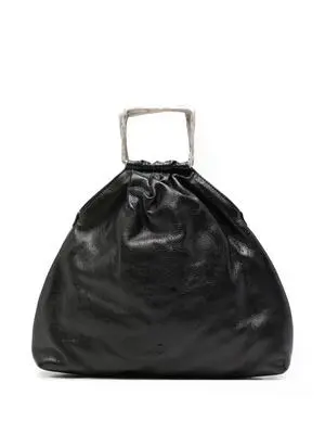 AUTENTICA 504 Leather Tote Bag - Black