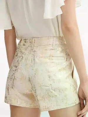 SILVIAN HEACH Metallic-print Shorts