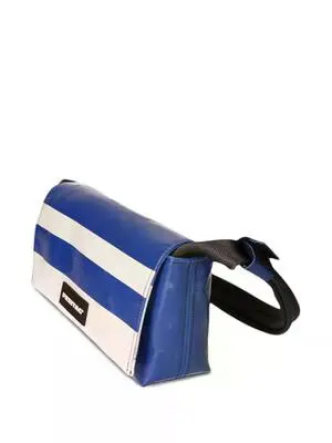 FREITAG F171 Laura Horizontal-stripe Messenger Bag - Blue